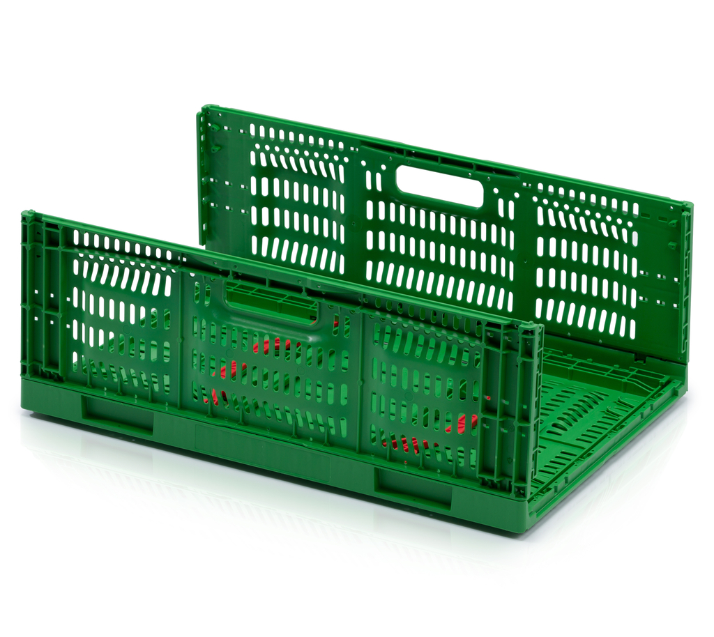 Collapsible crate perforated 60*40*23
