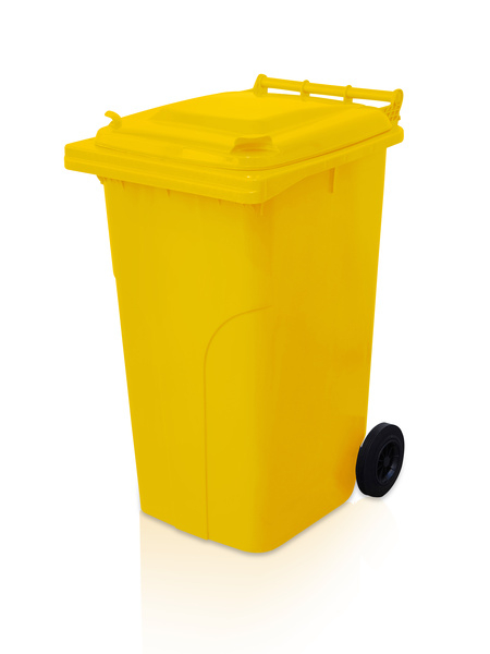 dustbin MGB 240 yellow