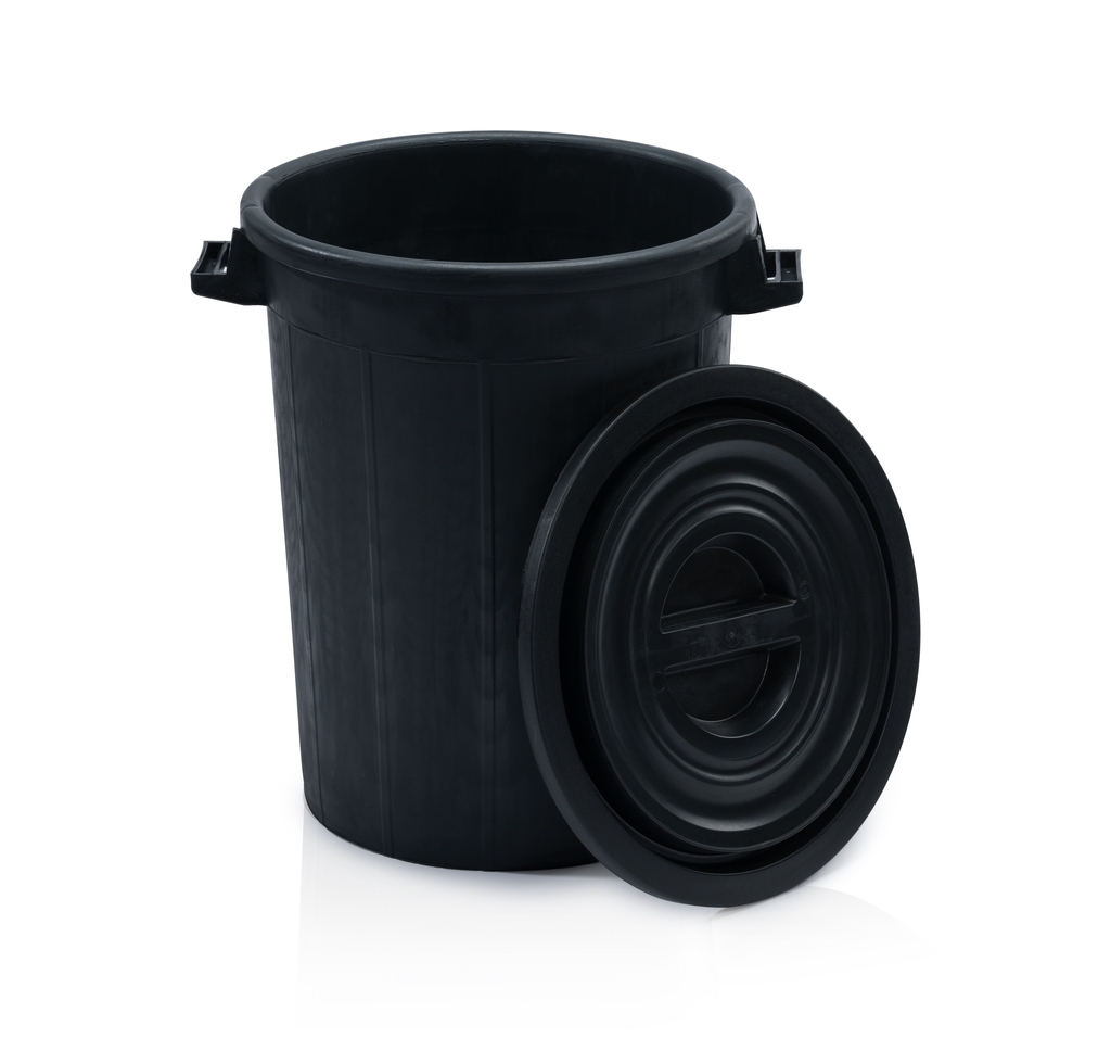Container 100 l black rec.