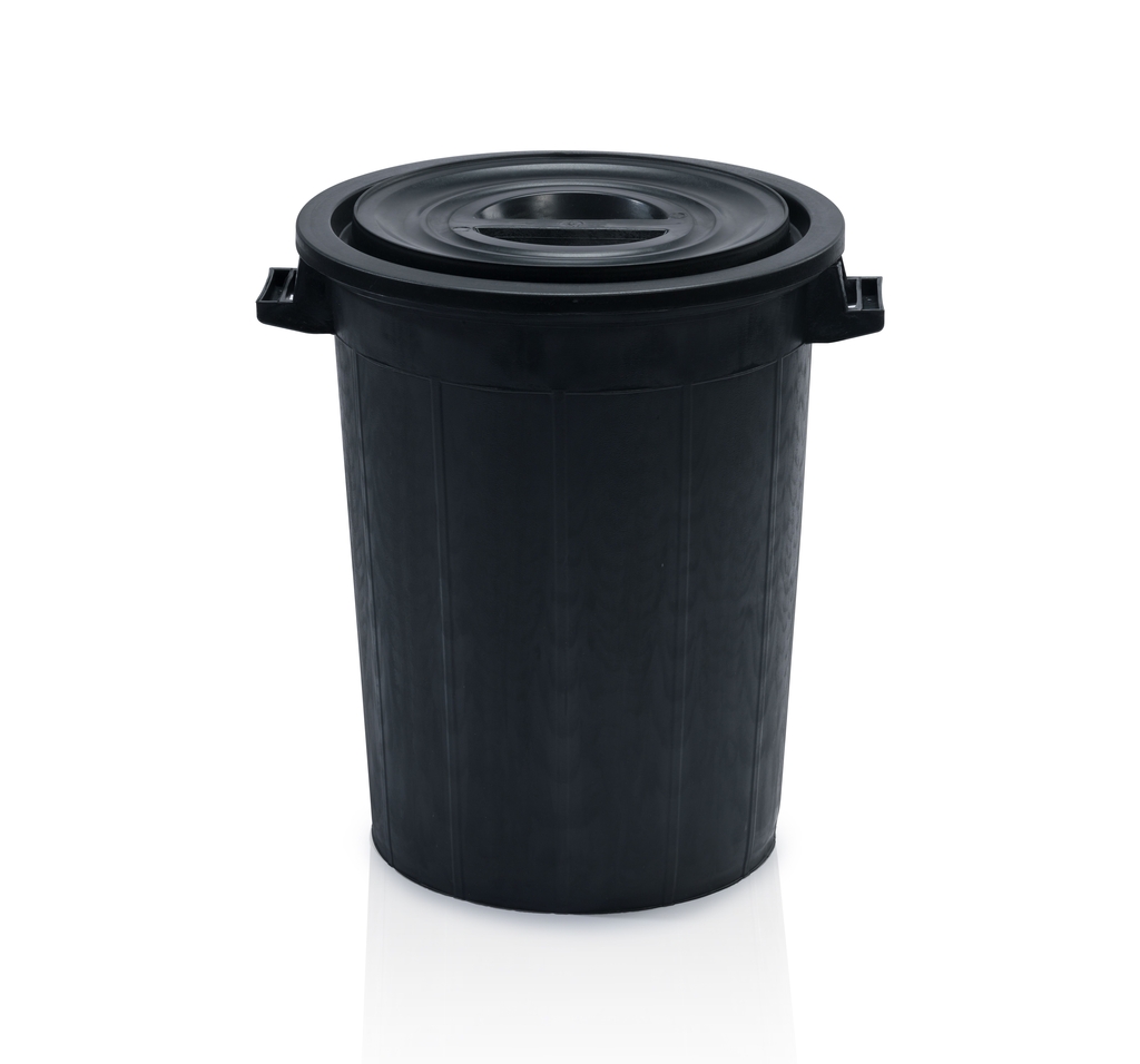 Container 100 l black rec.